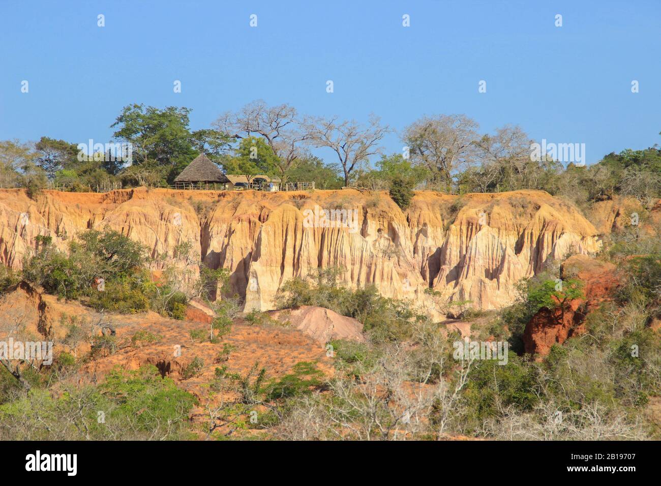 The famous attraction in Kenya is the gorge of Hell's Kitchen - stones ...
