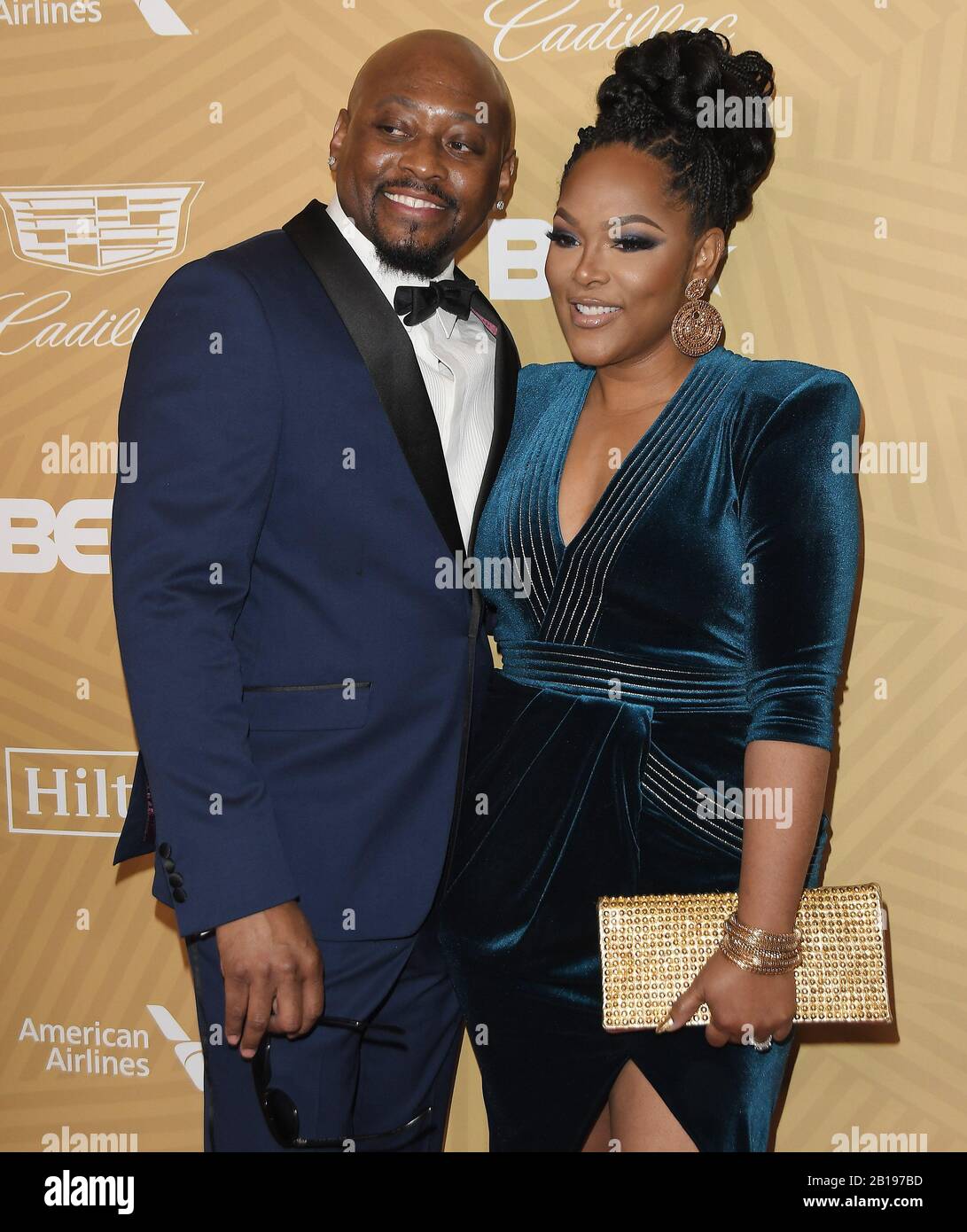 (L-R) Omar Epps and Keisha Epps at the American Black Film Festival ...