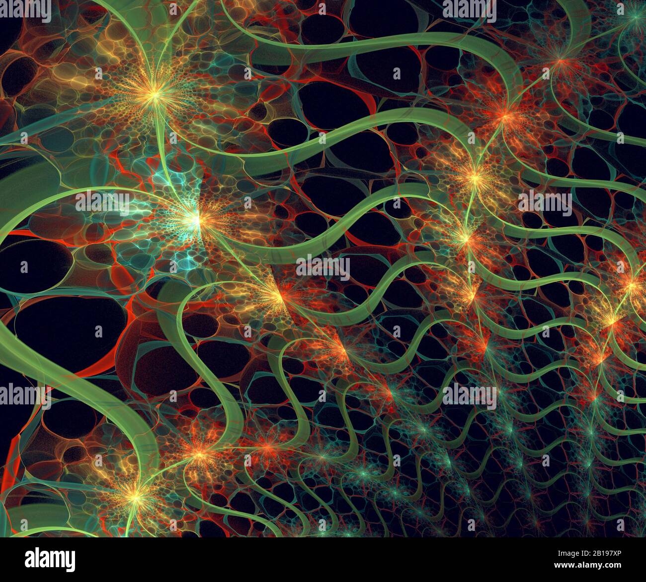 Computer generated fractal artwork for creative art,design and ...