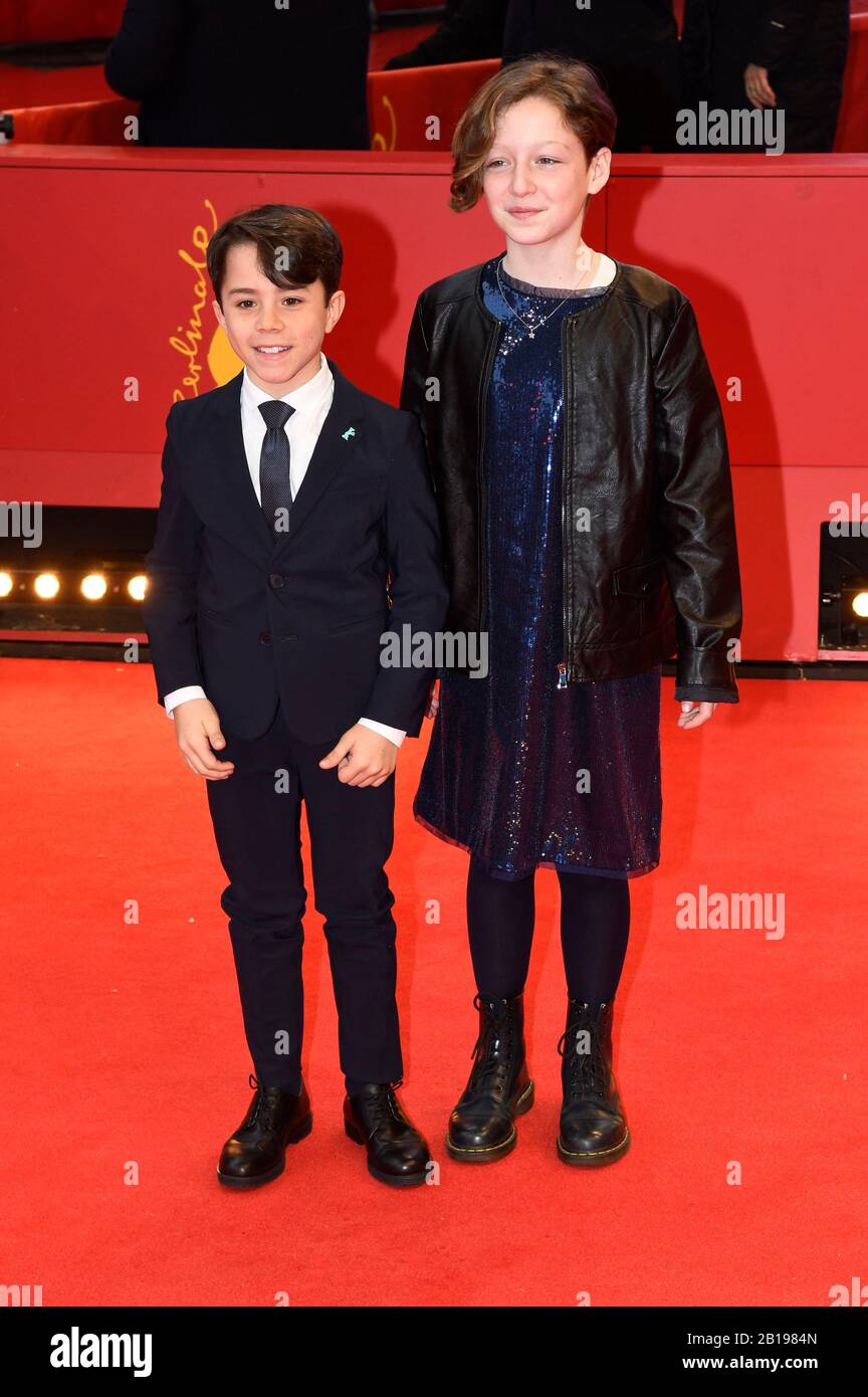 Berlin, Deutschland. 23rd Feb, 2020. Federico Ielapi and Alida Baldari ...