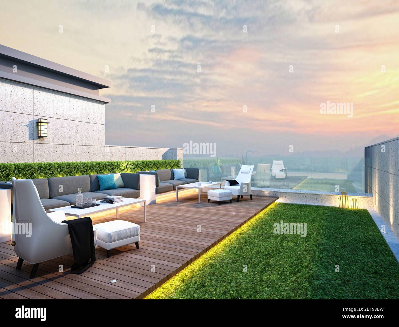 3d render of house exterior view Stock Photo - Alamy