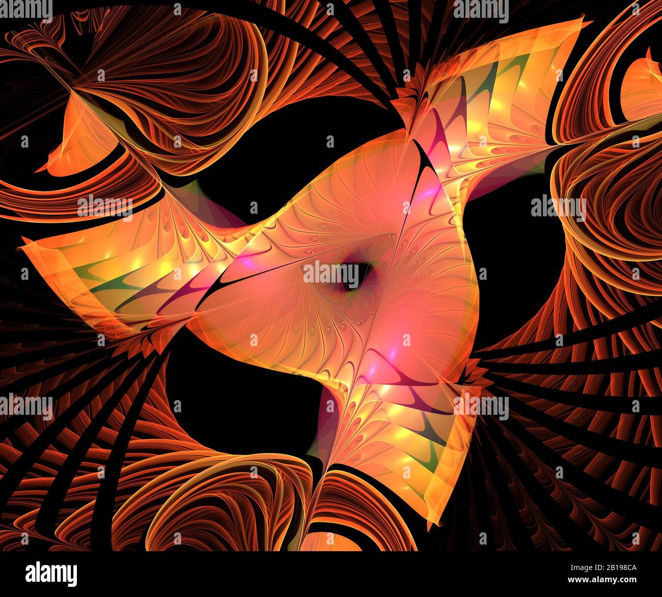 Computer generated fractal artwork for creative art,design and ...