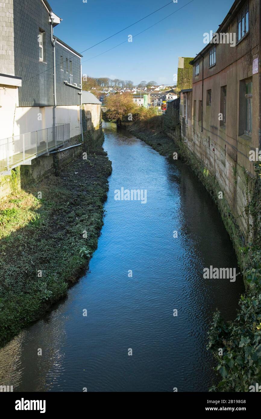 The Polmarla River a tributary flowing into the River Camel in ...