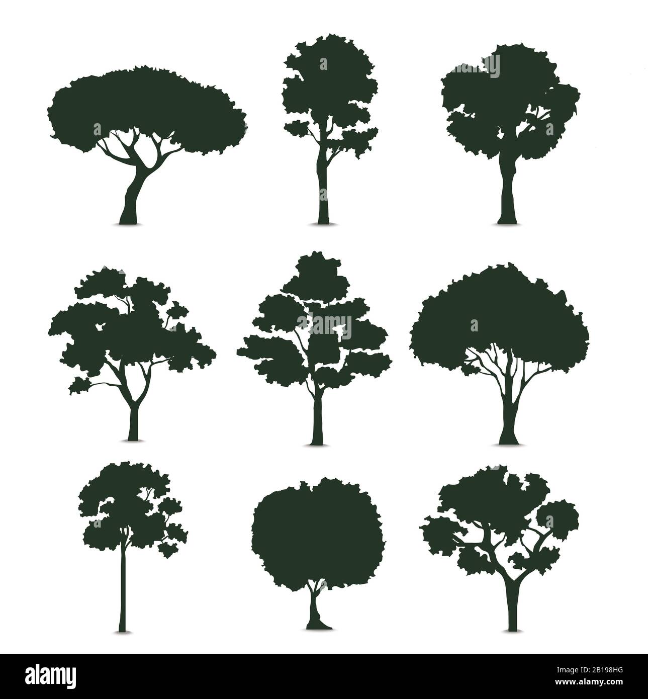 Silhouette wood on black Cut Out Stock Images & Pictures - Alamy