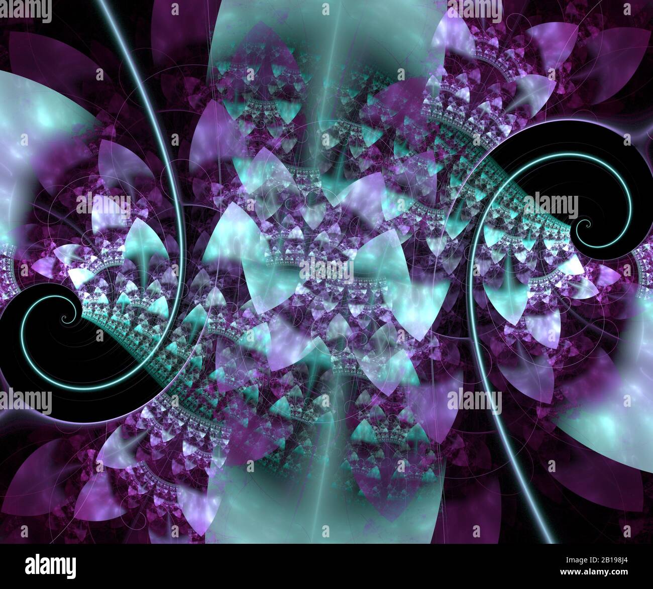 Computer generated fractal artwork for creative art,design and ...