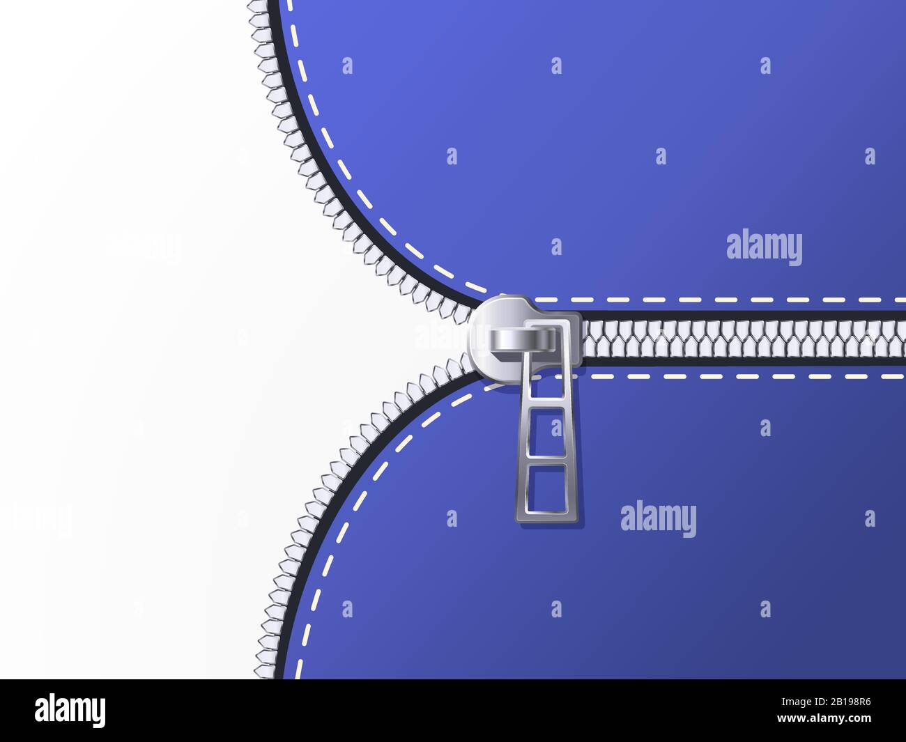 Unzip background. Unlock zipper, open clothing zip and unbutton clasp vector backdrop ...