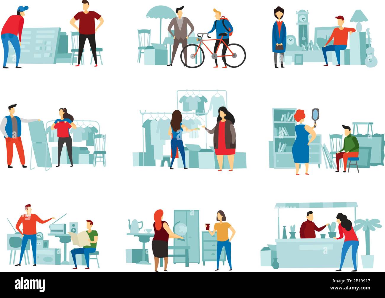 The old bazaar Stock Vector Images - Alamy