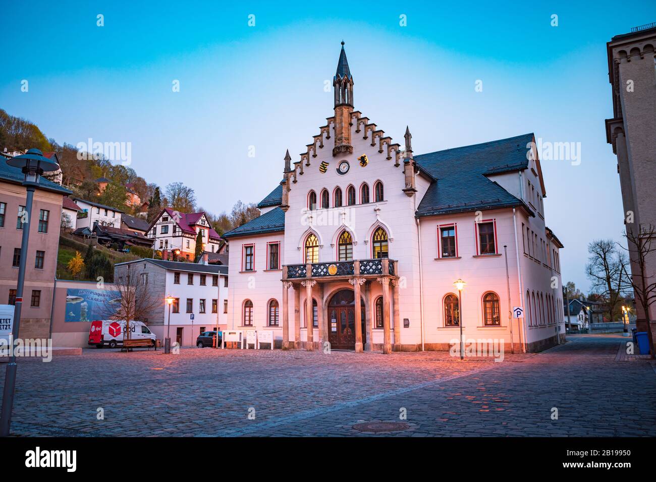 SONNEBERG, GERMANY - CIRCA APRIL, 2019: The Old City Hall alias Altes ...