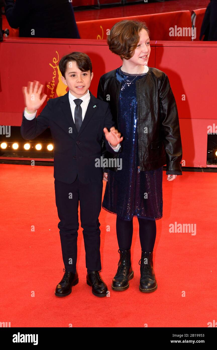 Berlin, Deutschland. 23rd Feb, 2020. Federico Ielapi and Alida Baldari ...