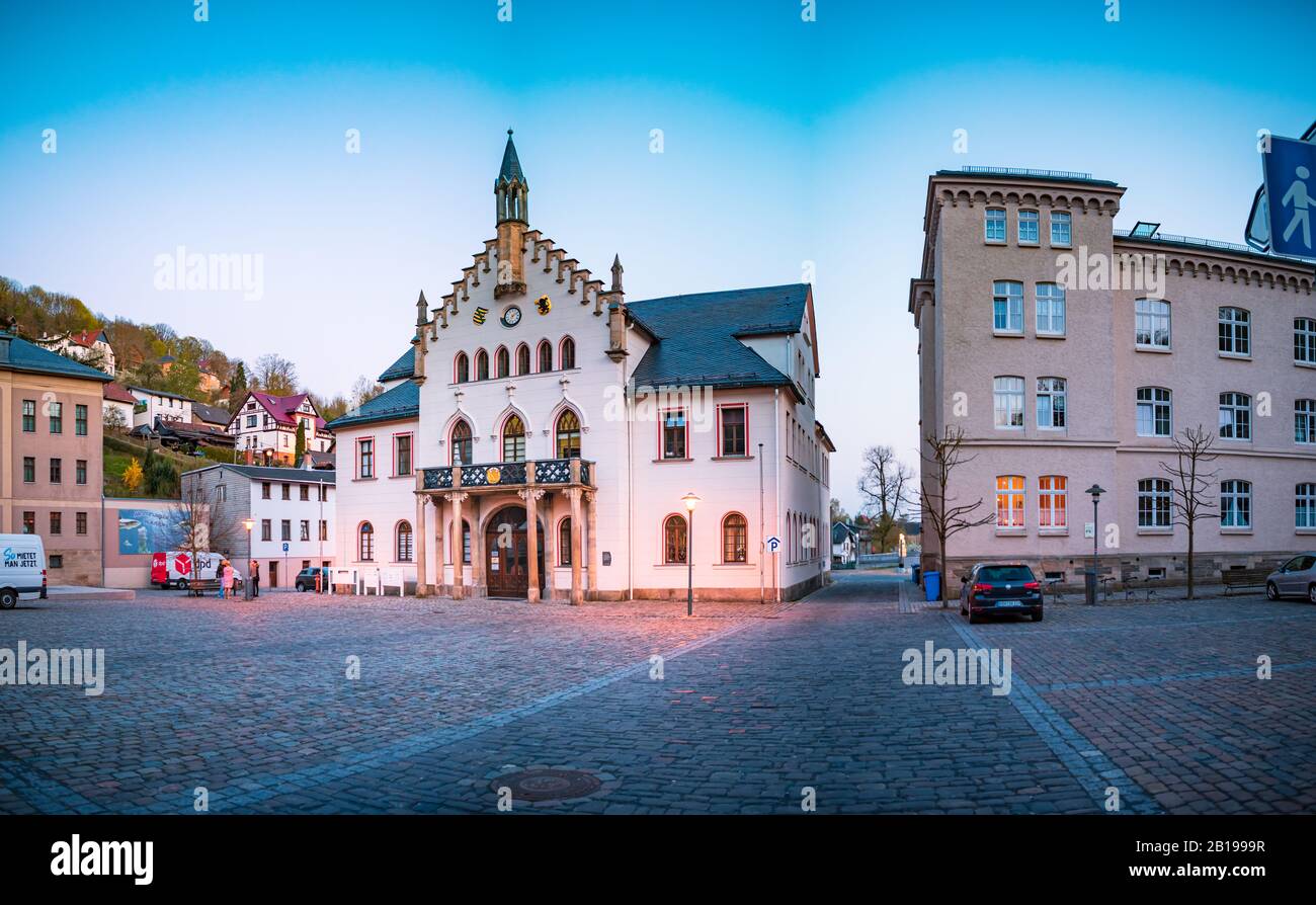 SONNEBERG, GERMANY - CIRCA APRIL, 2019: The Old City Hall alias Altes ...