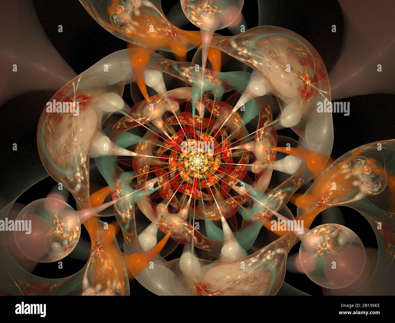 Computer generated fractal artwork for creative art,design and ...