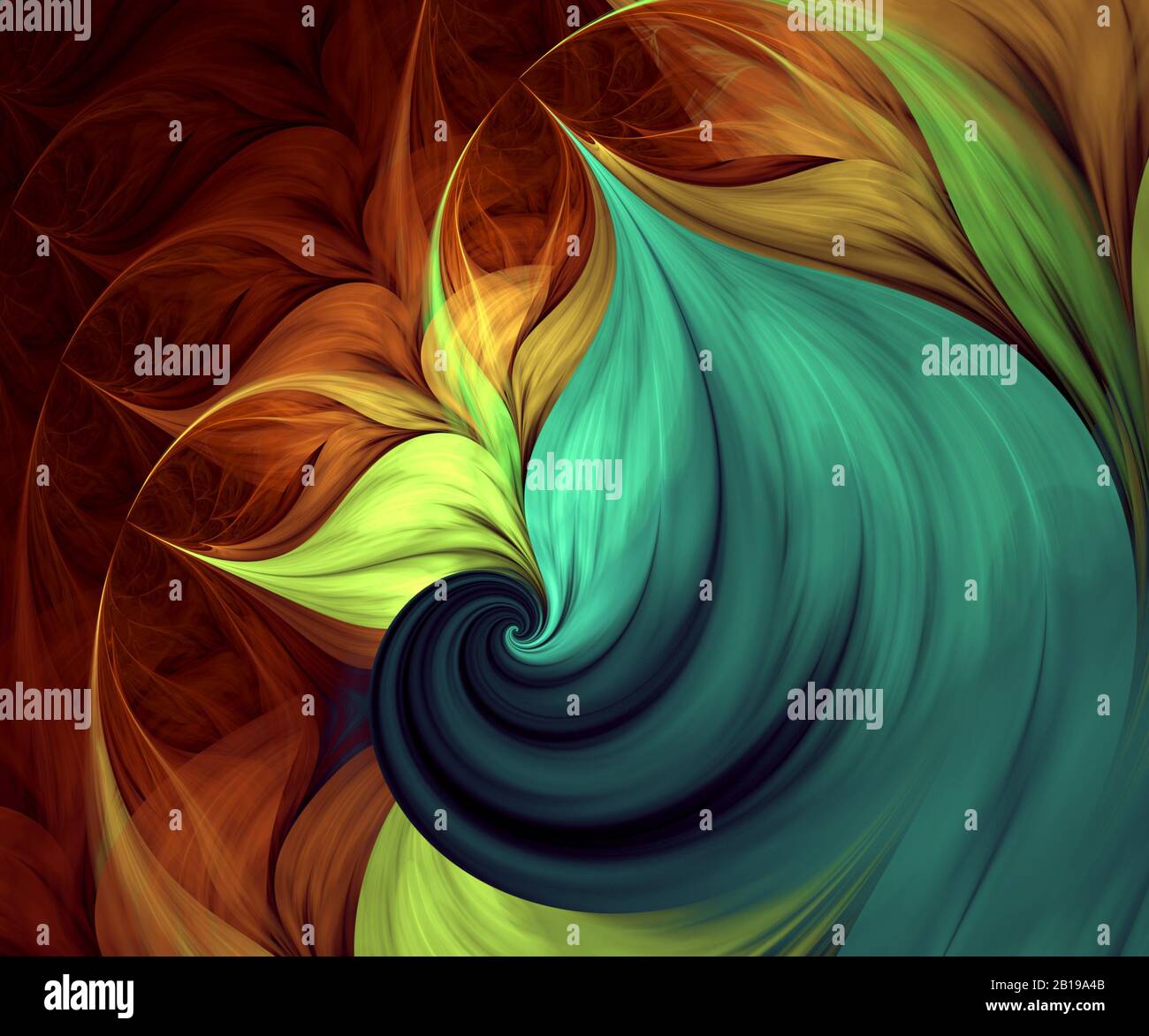 Computer generated fractal artwork for creative art,design and ...