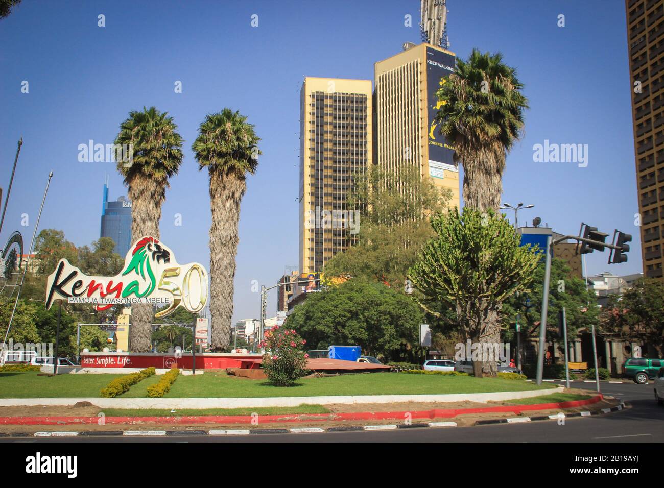 Nairobi street view people hi-res stock photography and images - Alamy