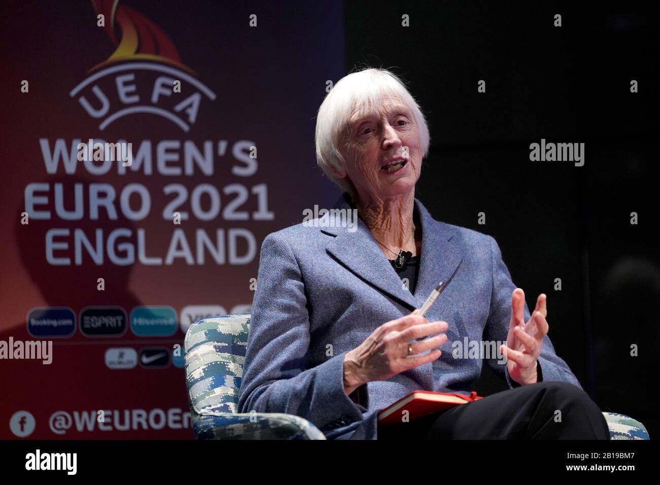 Baroness Sue Campbell, director of women's football, the FA during the ...