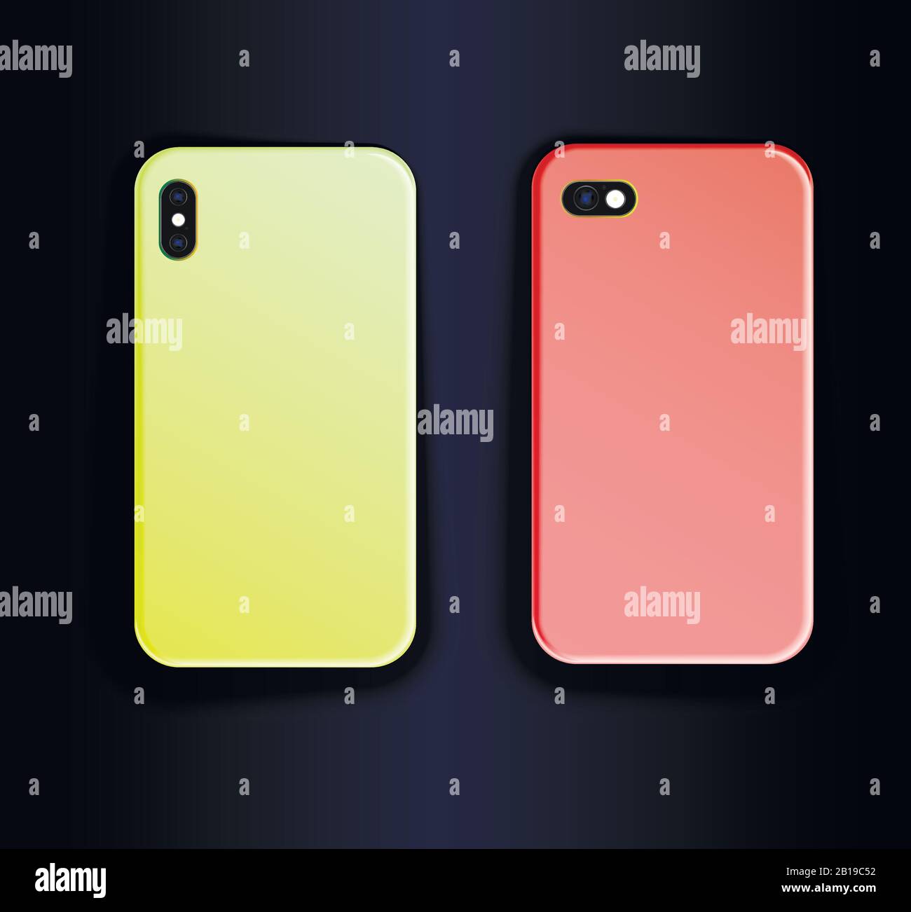 Stylish smartphone case design with trend gradient Stock Vector Image ...