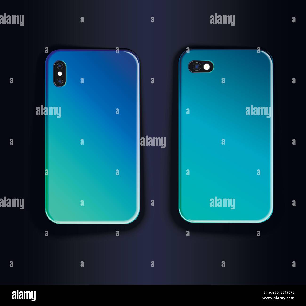 Iphone in blue Stock Vector Images - Alamy