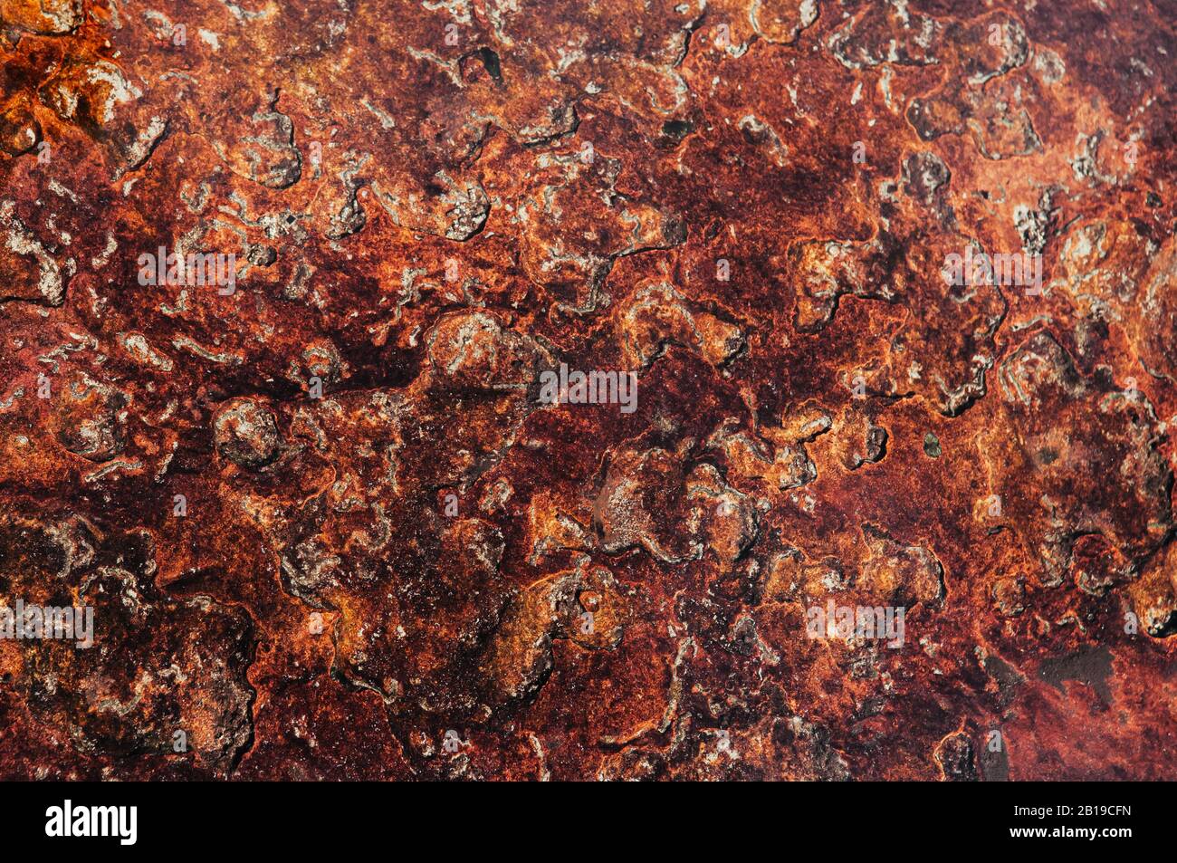 Rough dark grainy natural red brown sand stone texture background with ...