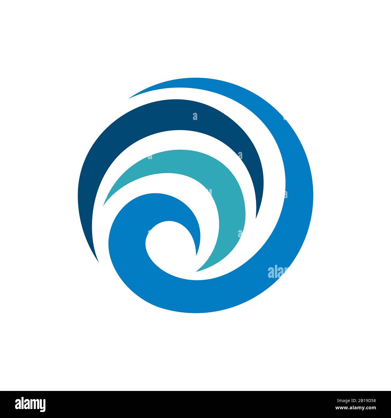 Logo vector swirl hi-res stock photography and images - Alamy