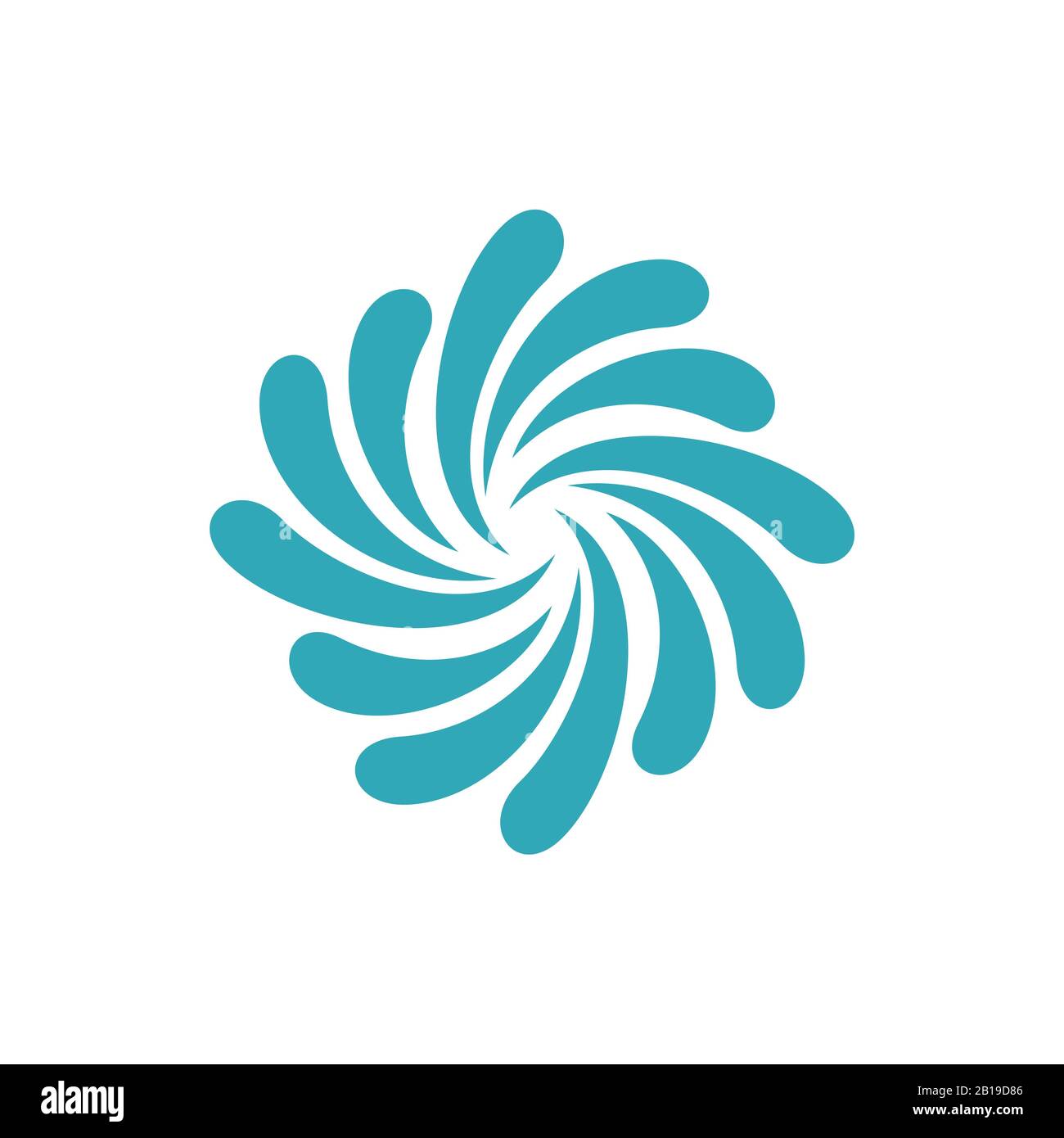 Ornamental Splash Water Star Logo template Illustration Design. Vector ...