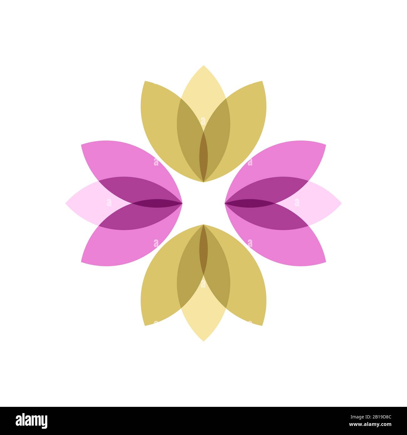 Colorful Ornamental Flower vector logo template Illustration Design ...