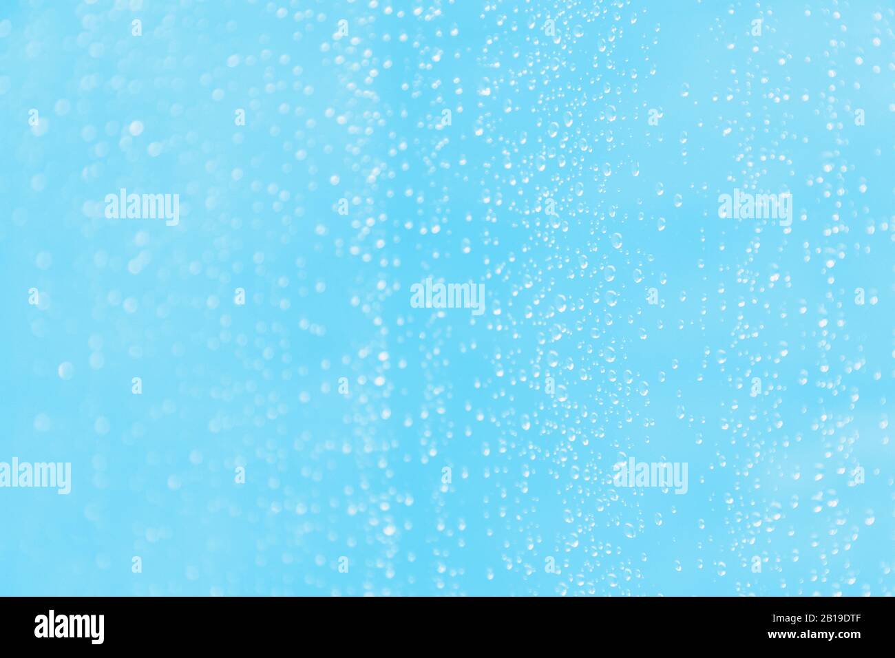 Light blue aqua color blurred background with water drops pattern Stock ...