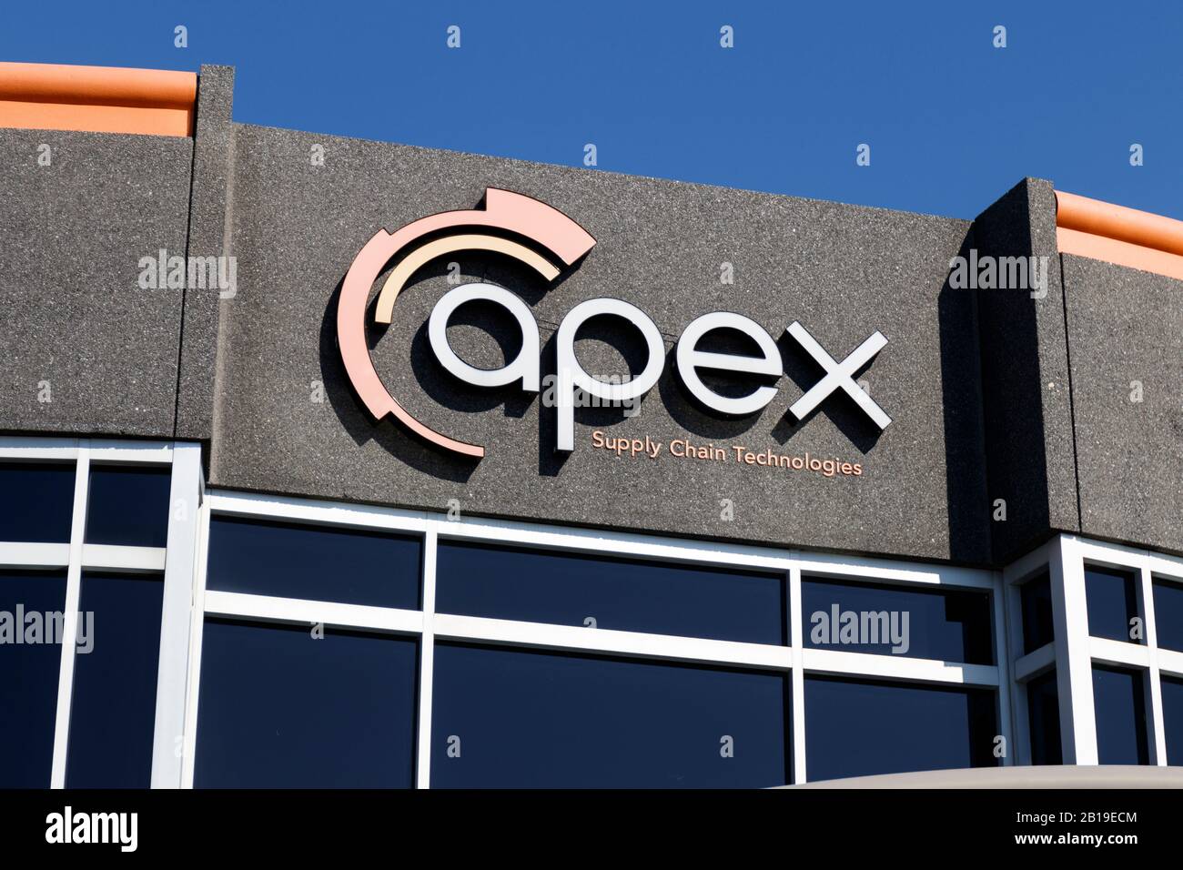 Mason - Circa February 2020: Apex Supply Chain Technologies word ...