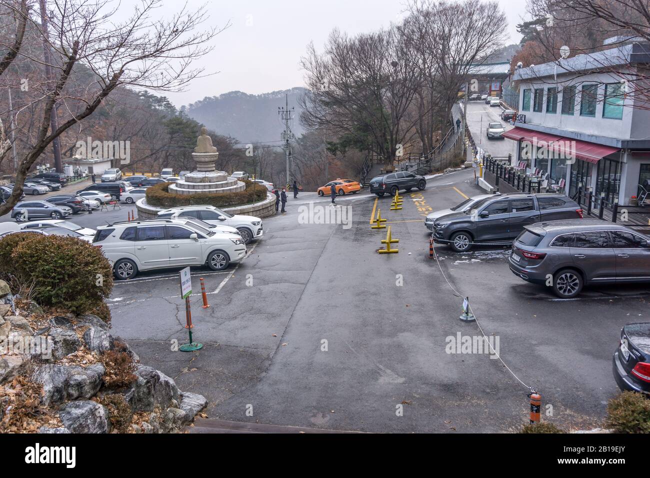 Entrance to Bukhansan National Park, Bukhan Mountain, Seoul, South ...