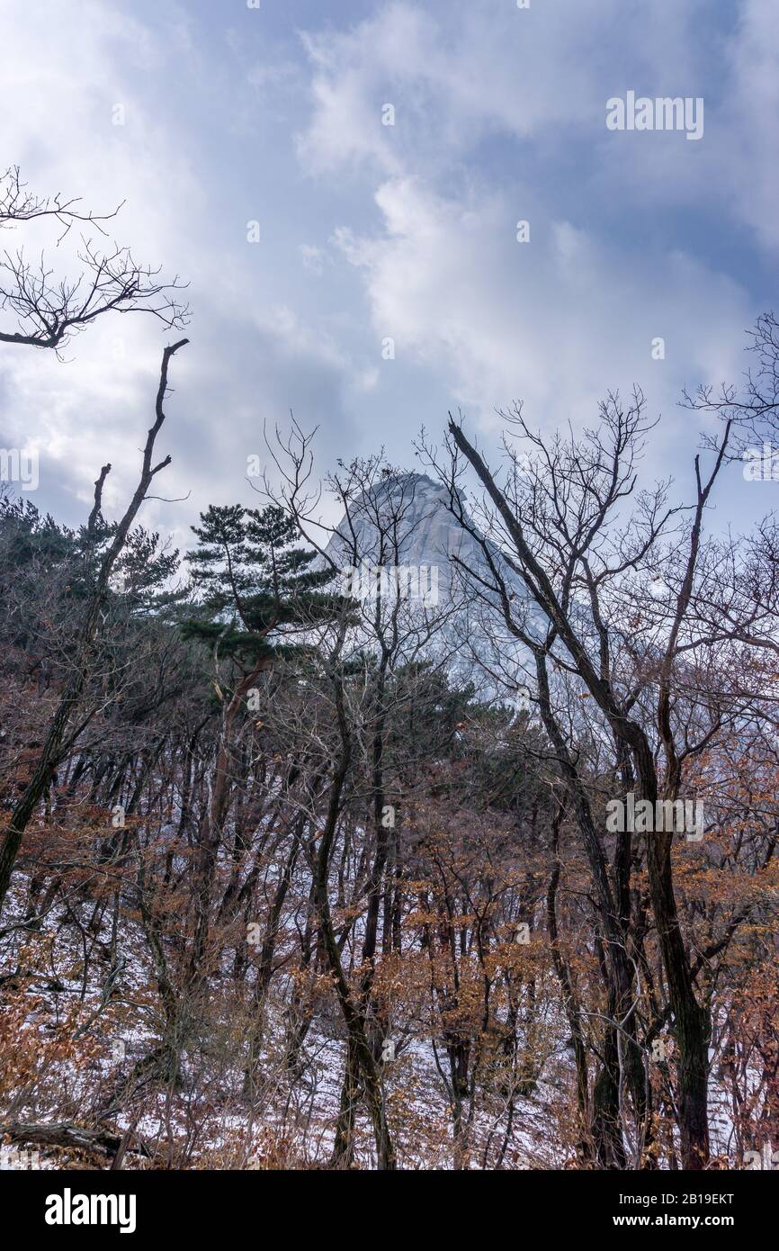 Bukhansan National Park, Bukhan Mountain, Seoul, South Korea Stock ...