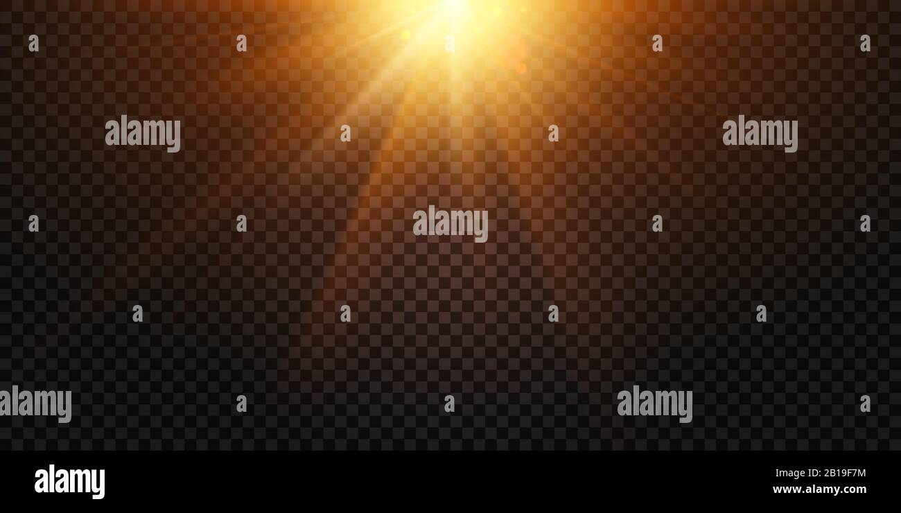 Yellow light flares Stock Vector Images - Alamy