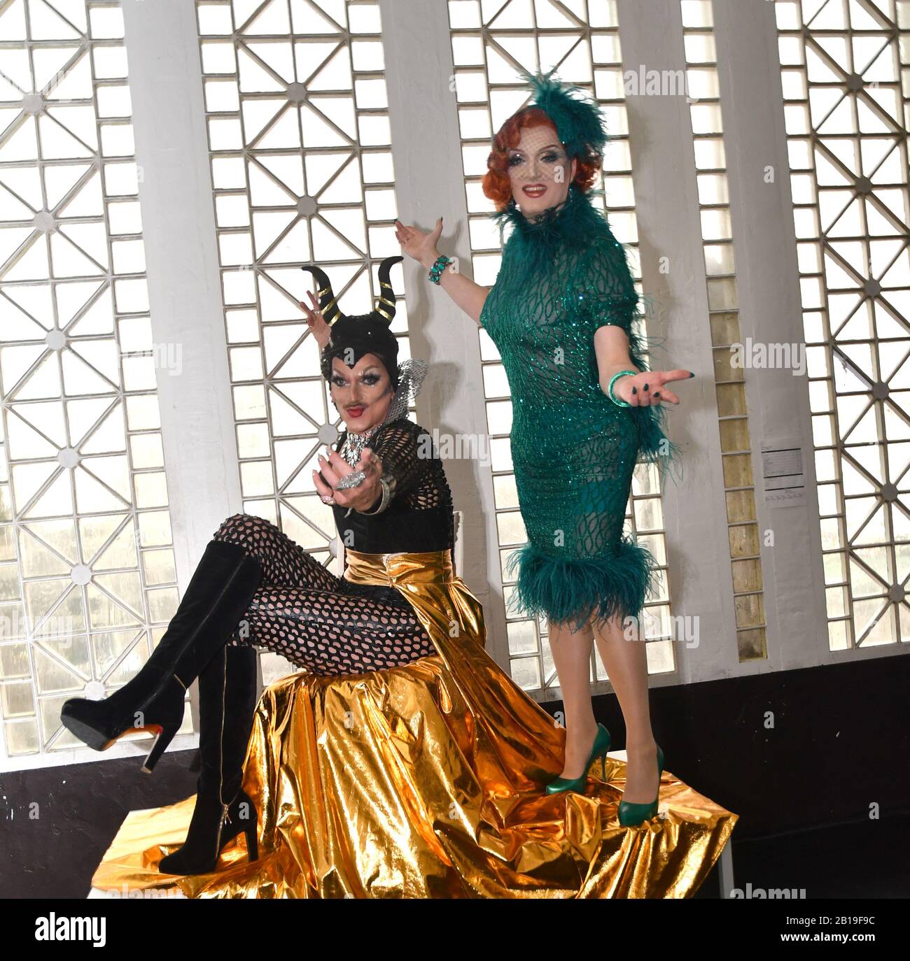 17 February 2020, Berlin, Schöneberg: The Berlin burlesque icon Sheila ...