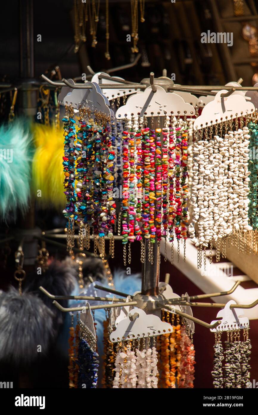 Colorful beads of various color Stock Photo - Alamy