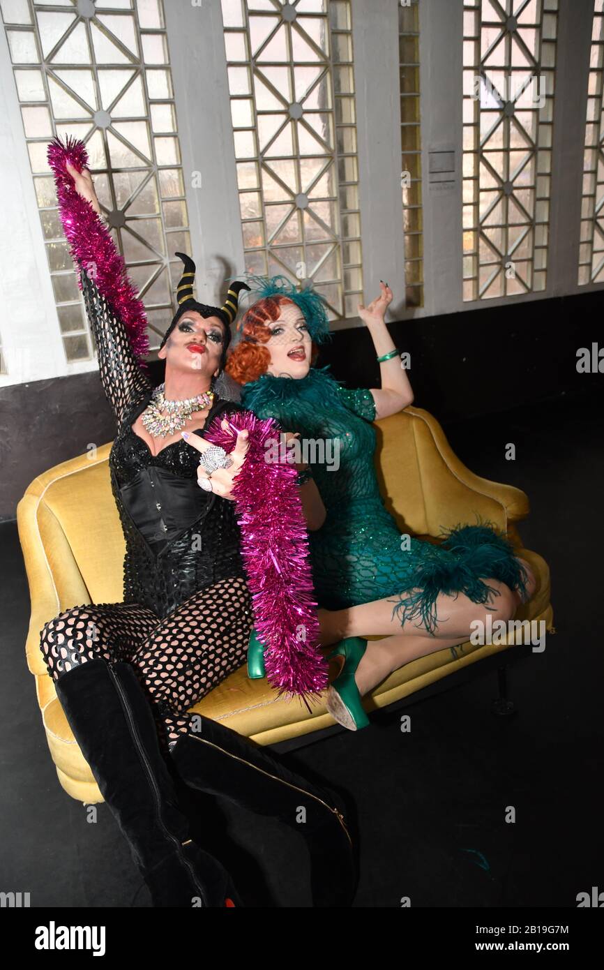 17 February 2020, Berlin, Schöneberg: The Berlin burlesque icon Sheila ...