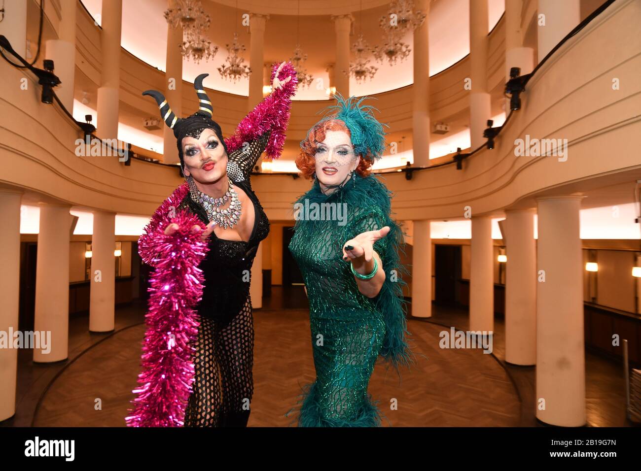 17 February 2020, Berlin, Schöneberg: The Berlin burlesque icon Sheila ...