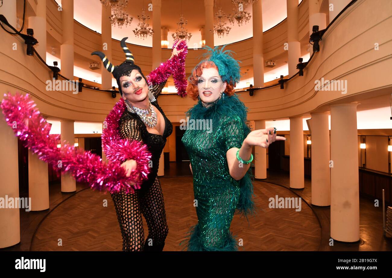 17 February 2020, Berlin, Schöneberg: The Berlin burlesque icon Sheila ...