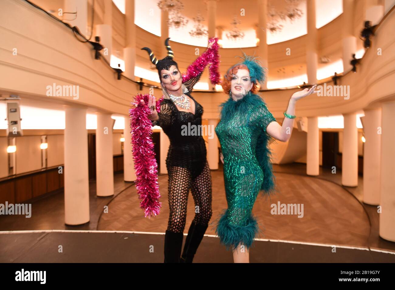 17 February 2020, Berlin, Schöneberg: The Berlin burlesque icon Sheila ...