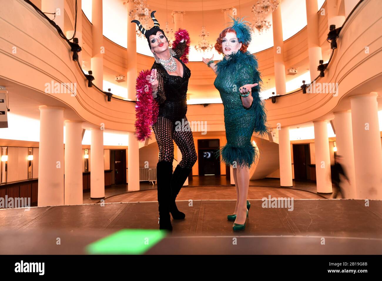 17 February 2020, Berlin, Schöneberg: The Berlin burlesque icon Sheila ...
