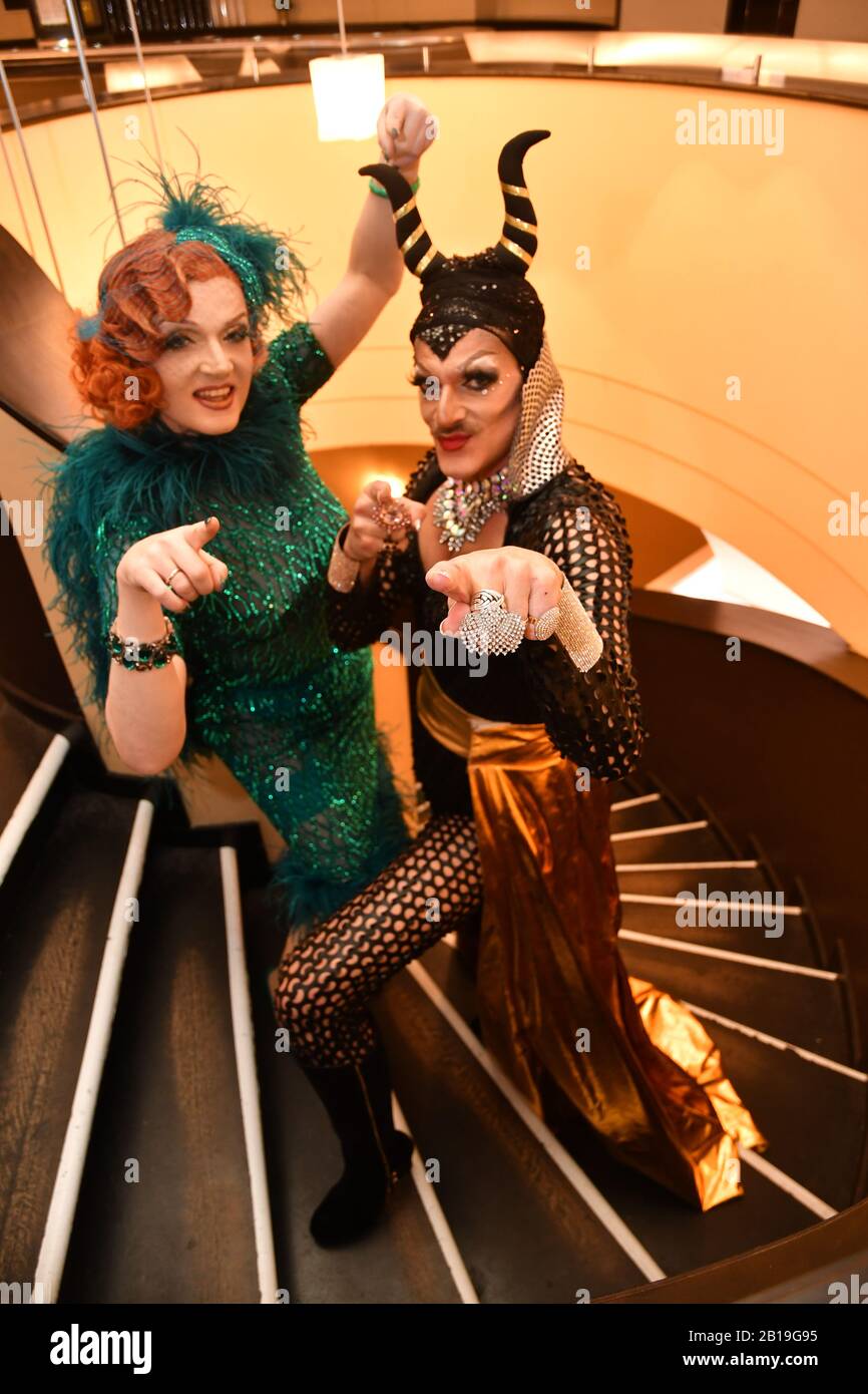 17 February 2020, Berlin, Schöneberg: The Berlin burlesque icon Sheila ...