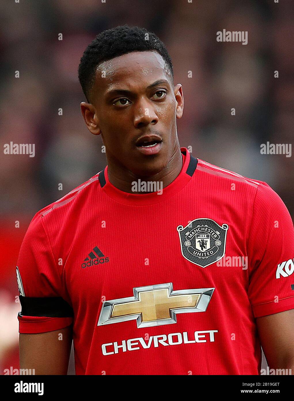 Manchester United's Anthony Martial during the Premier League match at ...