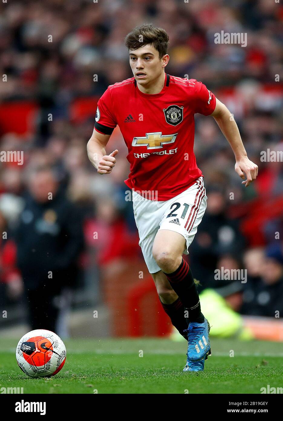 Manchester United's Daniel James during the Premier League match at Old ...