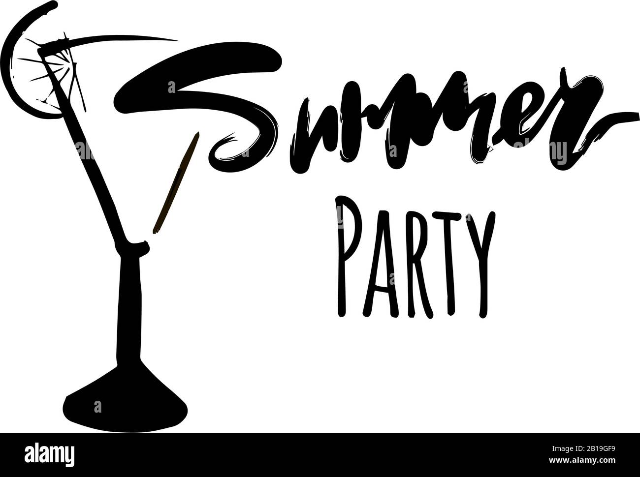 Summer word drink isolated hi-res stock photography and images - Alamy