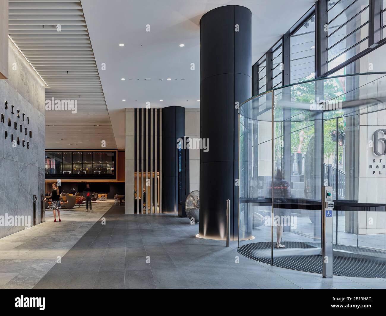 Building entrance from Martin Place. Sixty Martin Place, Sydney ...