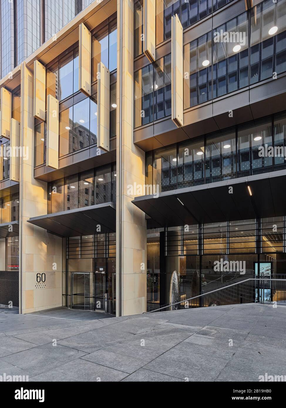 View of podium and entrance from Martin Place. Sixty Martin Place ...