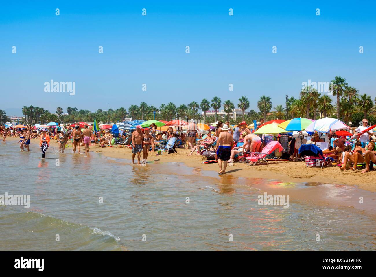 Costa salou beach scene hi-res stock photography and images - Alamy