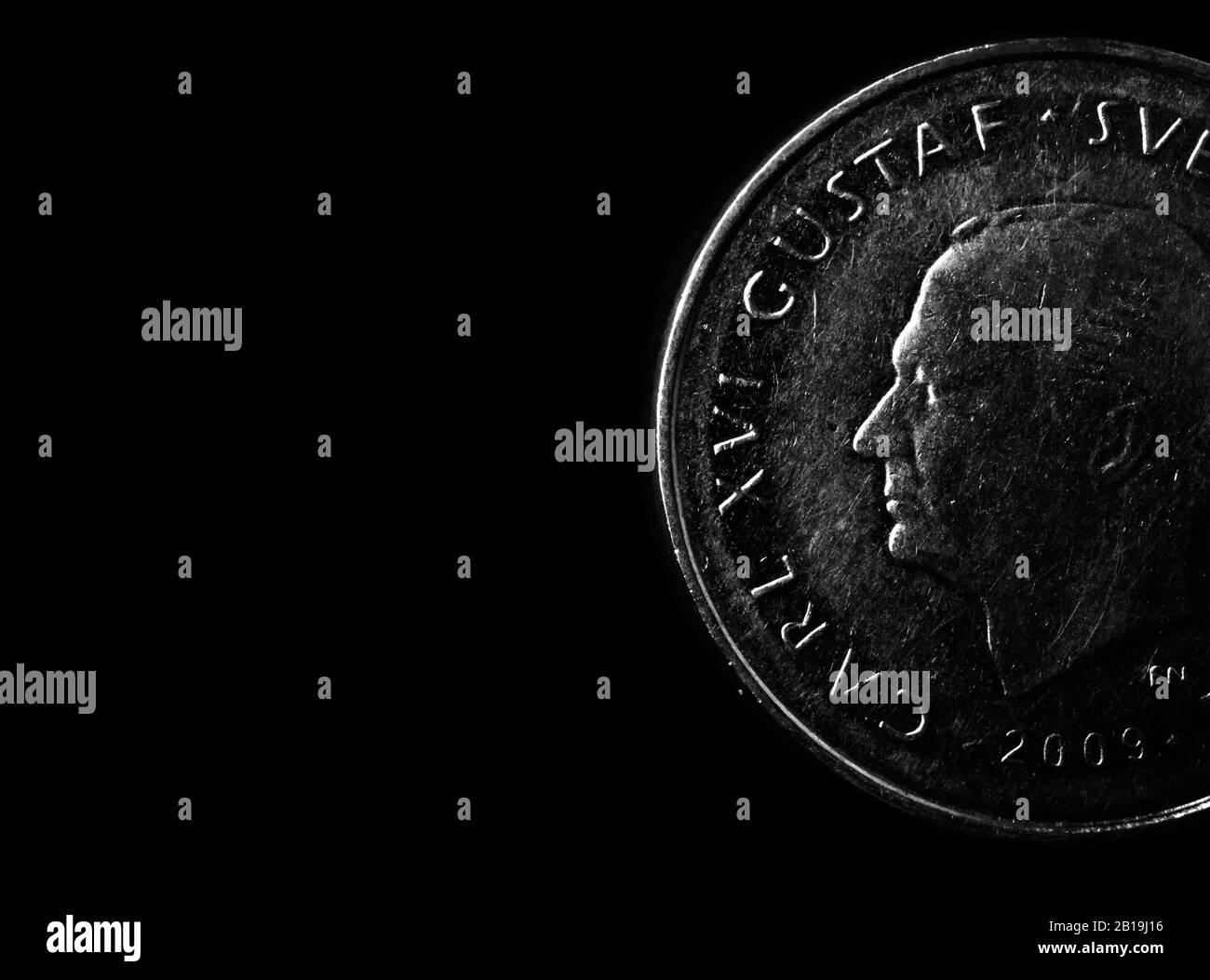 One swedish kroner. Photo Jeppe Gustafsson Stock Photo - Alamy