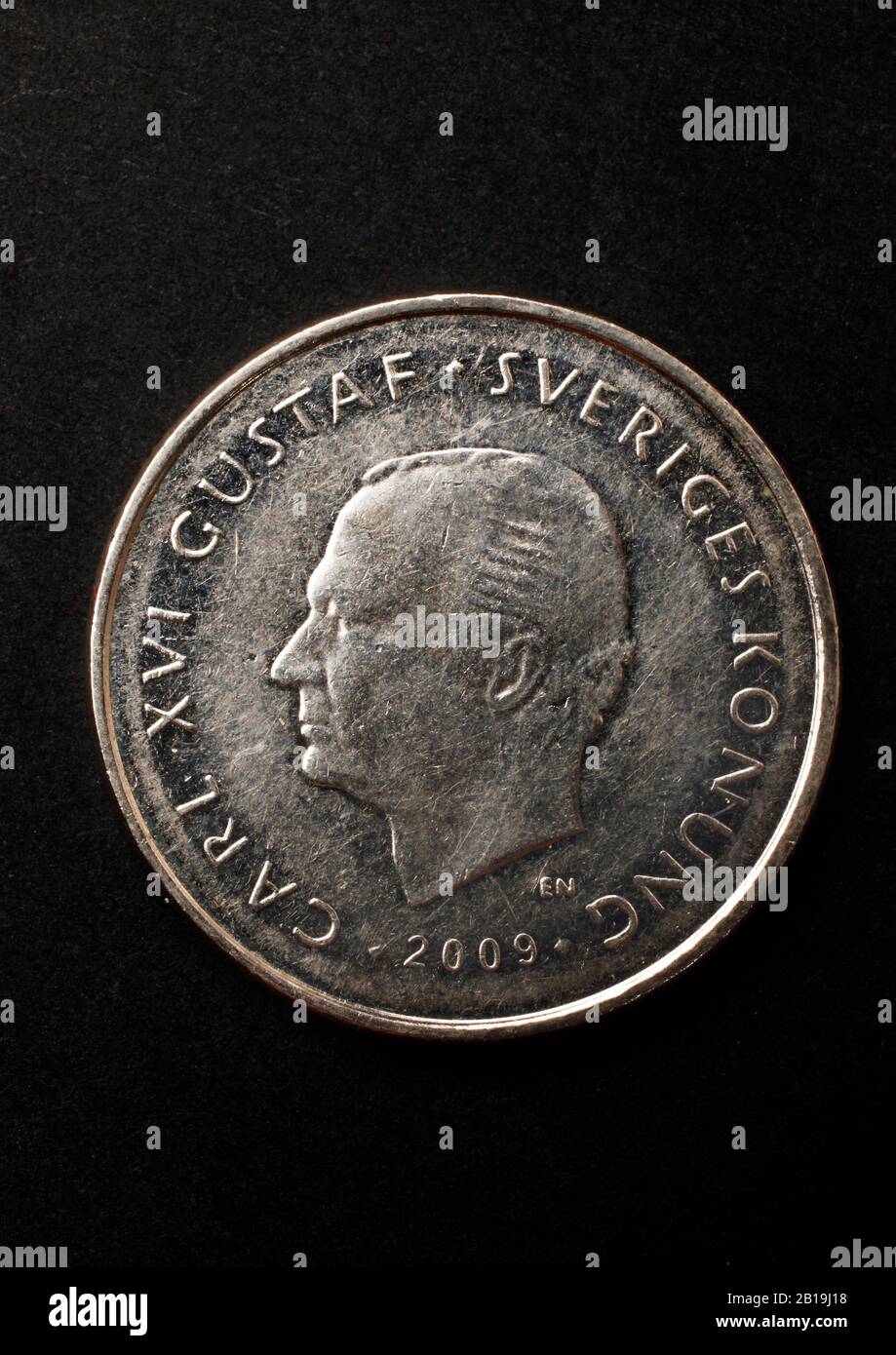 One swedish kroner. Photo Jeppe Gustafsson Stock Photo - Alamy