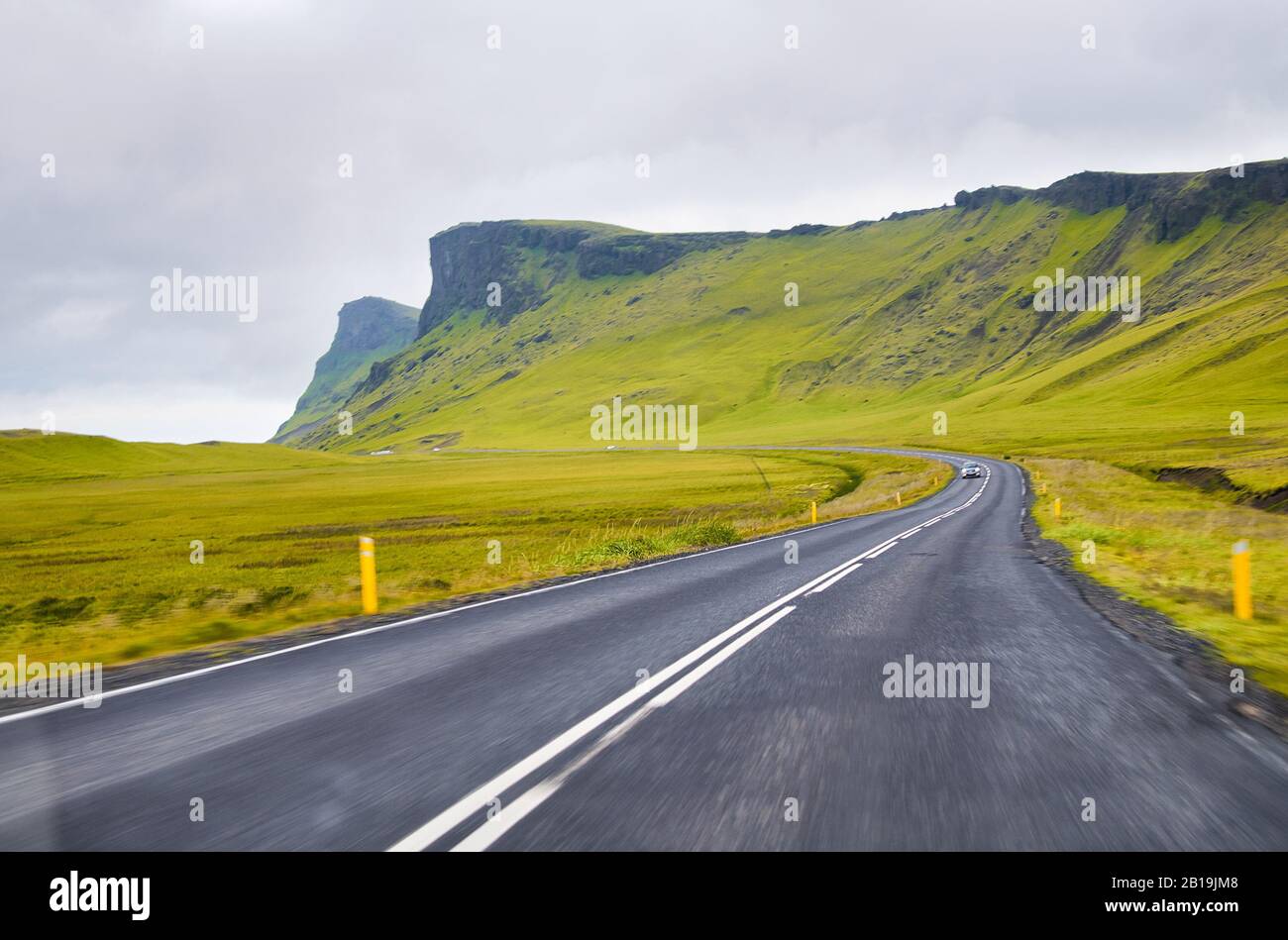 Speed driving in iceland road hi-res stock photography and images - Alamy