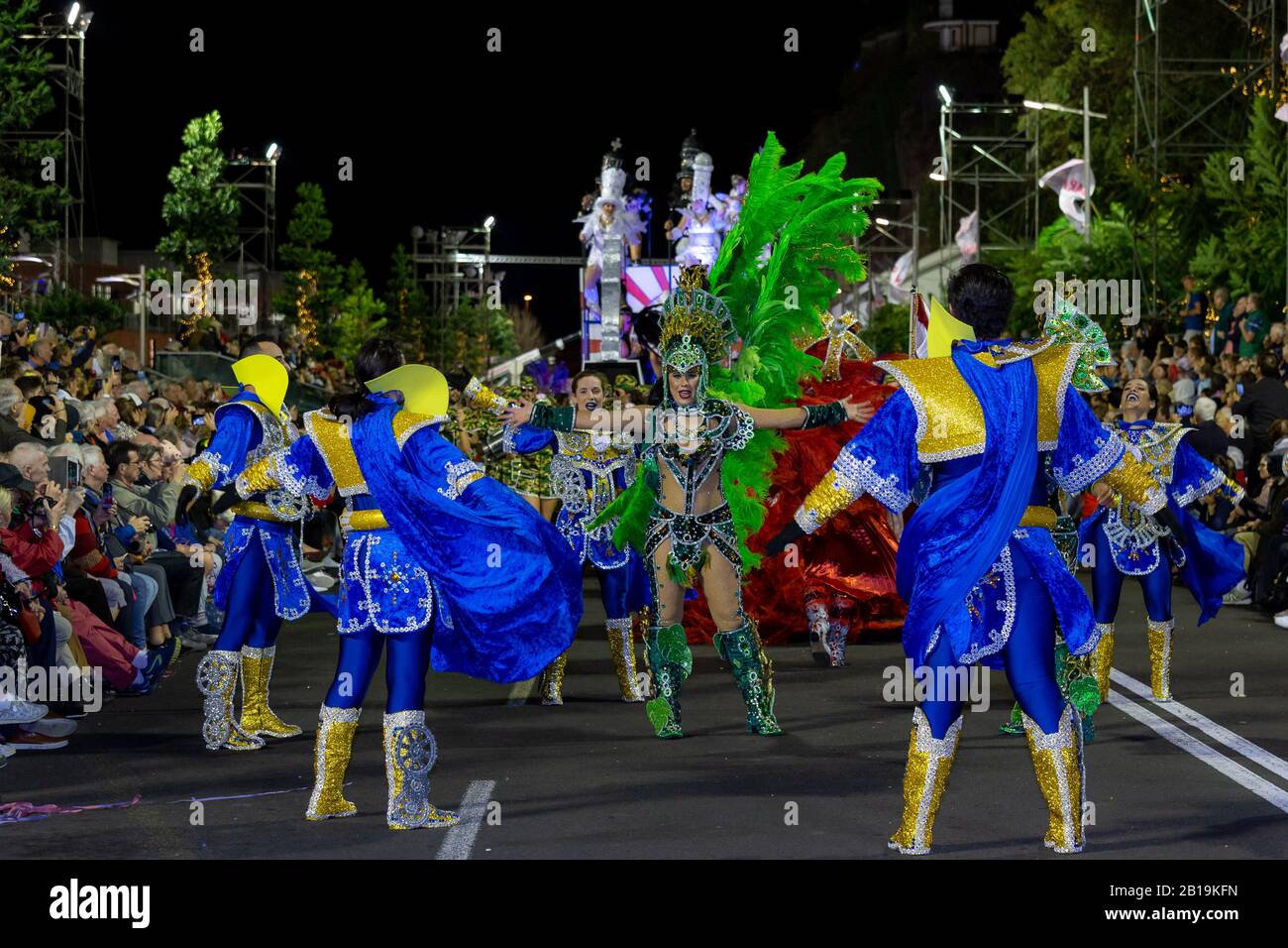 FUNCHAL, PORTUGAL - FEBRUARY 2020: Participants of Madeira island ...