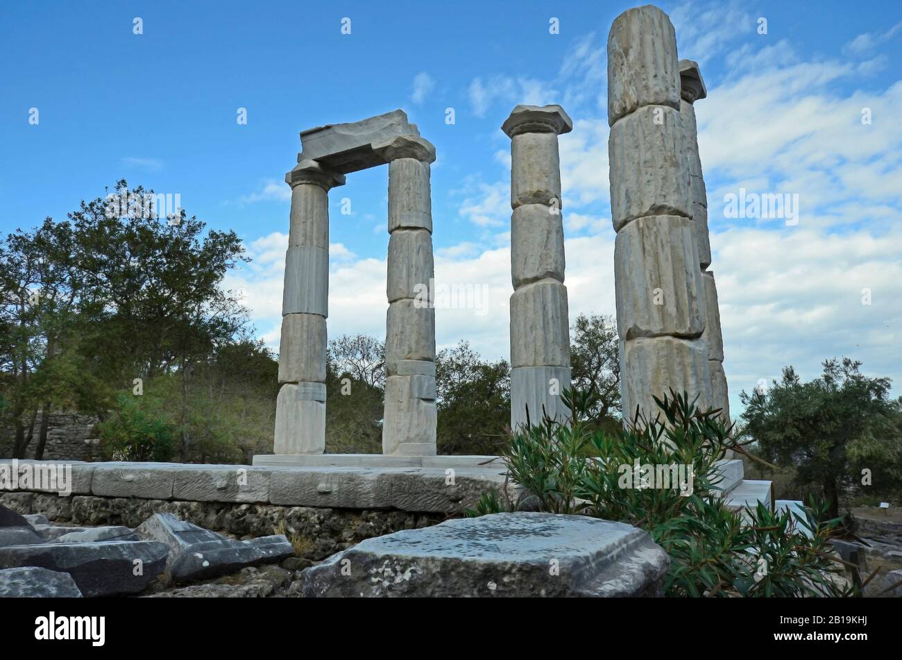 Greece, Samothrace, Sanctuary of the great gods in Palaeopolis, ancient ...