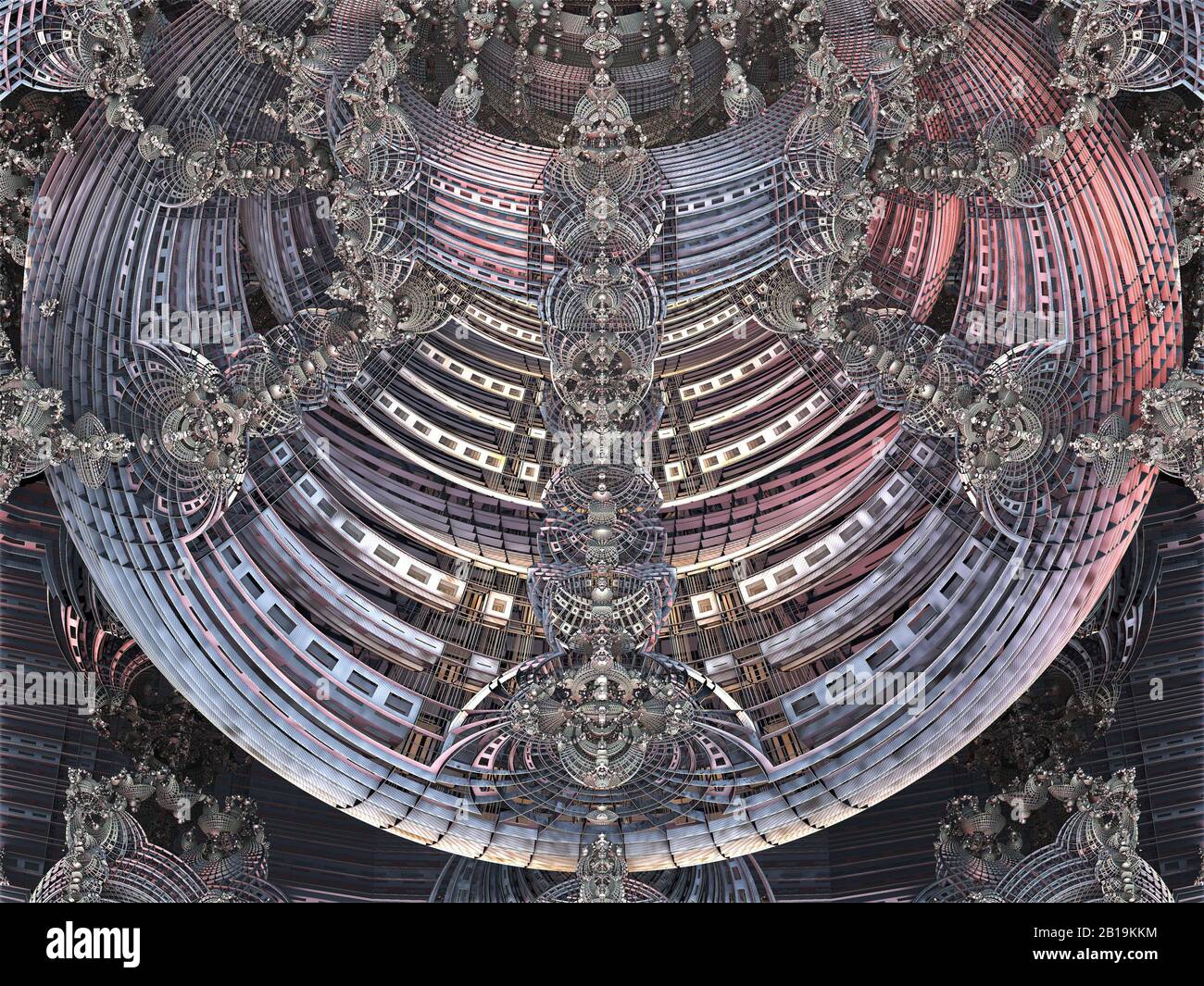 Computer rendered virtual scenery for art and entertainment Stock Photo ...