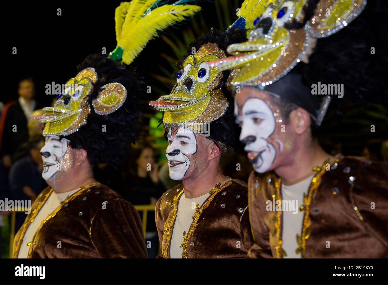 FUNCHAL, PORTUGAL - FEBRUARY 2020: Participants of Madeira island ...